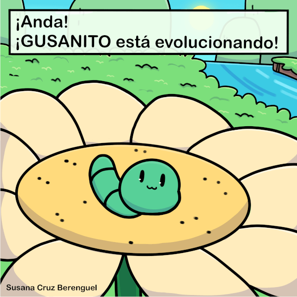 ¡Anda! ¡GUSANITO está evolucionando!