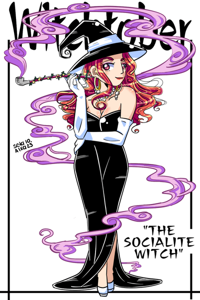 Witchtober 05 Socialite Witch