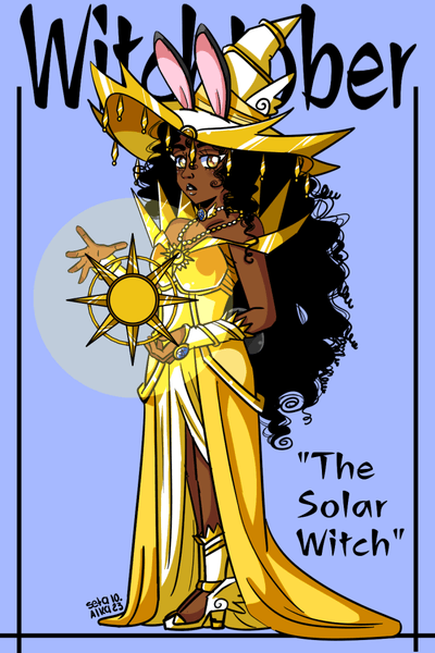 Witchtober 11 Solar Witch