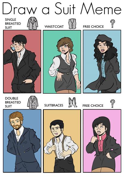 Draw a Suit Meme